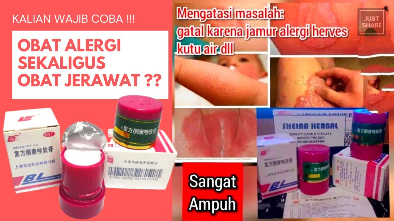 OBAT GATAL ALERGI TAPI SEKALIGUS BISA MENGHILANGKAN JERAWAT AMPUH ...