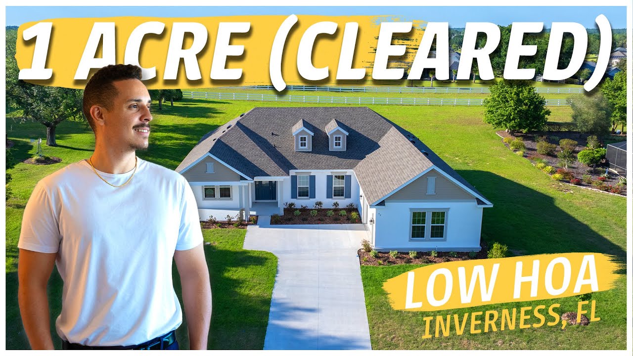 Florida: Move-In-Ready Custom Home With 1 Acre of Land! - YouTube