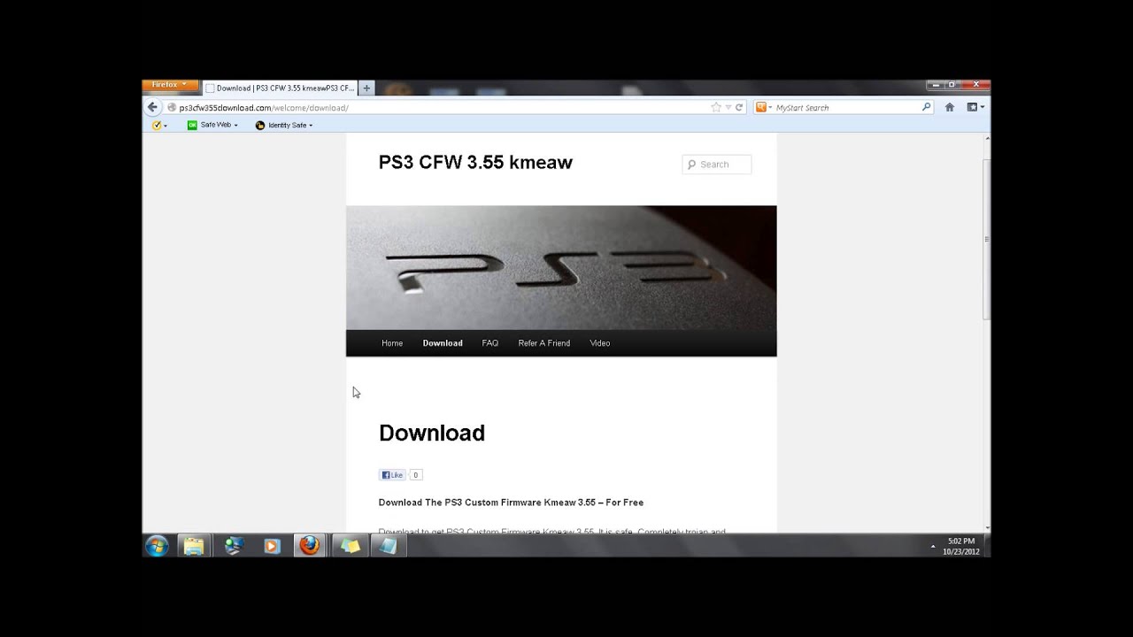 ps3 cfw 3.55 download - YouTube