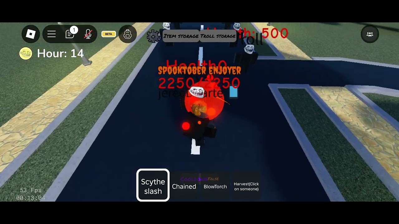 Headless trolls man Showcase, now headless trollsman is obtainable back ...