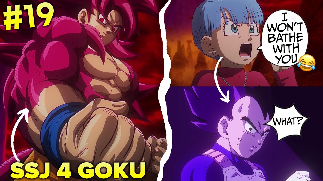 Bulma WARNS Vegeta about bathing with her 😂 | Adult SSJ4 Goku 😍 | Dragon Ball Daima Ep 19 In ...