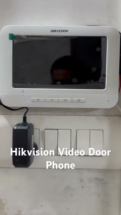 HIKVISION VIDEO DOOR PHONE INSTALLATION - YouTube