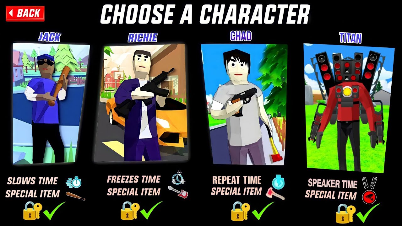 HOW TO UNLOCK ALL CHARACTERS IN DUDE THEFT WARS 🔓🔑 | OLD VERSION ...