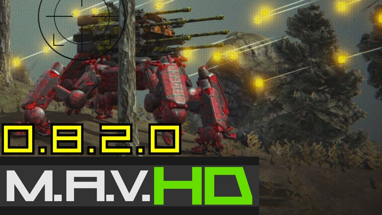 MAV Multiplayer Gameplay [0.8.2.0] Hexapod Artillery Flank - YouTube