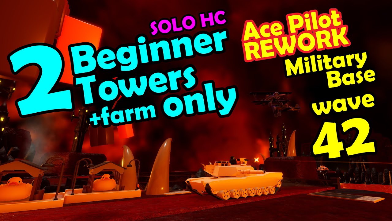 TDS SOLO HC Hardcore 2 Tower Only Ace Pilot Reworked Military Base ...