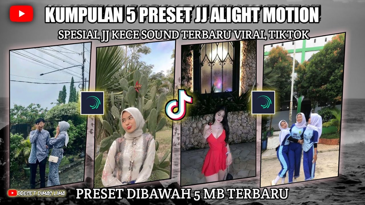 KUMPULAN 5 PRESET ALIGHT MOTION || DIBAWAH 5MB + XML || PAKE FOTO || SOUND || VIRAL TIKTOK 😎🎟 ...