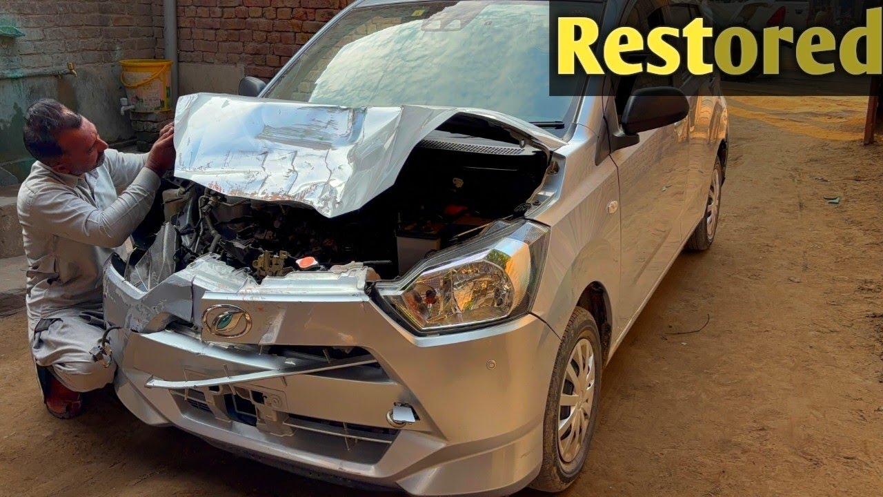 Resurrecting a Wrecked Japanese Car | Complete Front-End Damage Japan ...