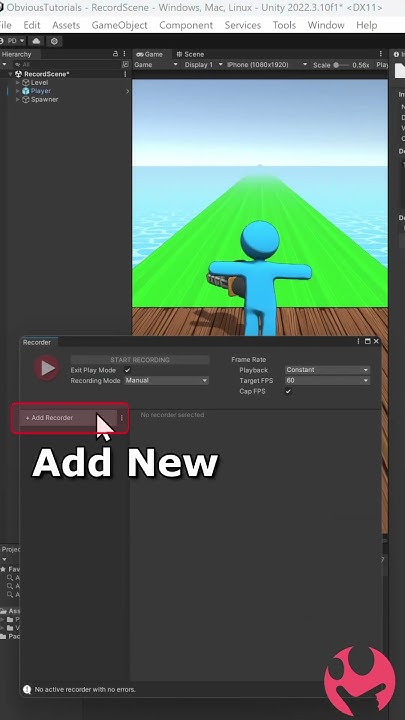 Today's Unity Tip: Recorder #unitytips - YouTube