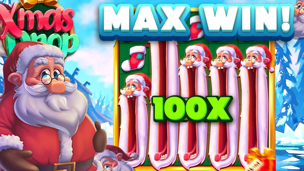 HE HIT HIS FIRST MAX WIN EVER AND IT WAS A HUGE ONE! (XMAS DROP) - YouTube