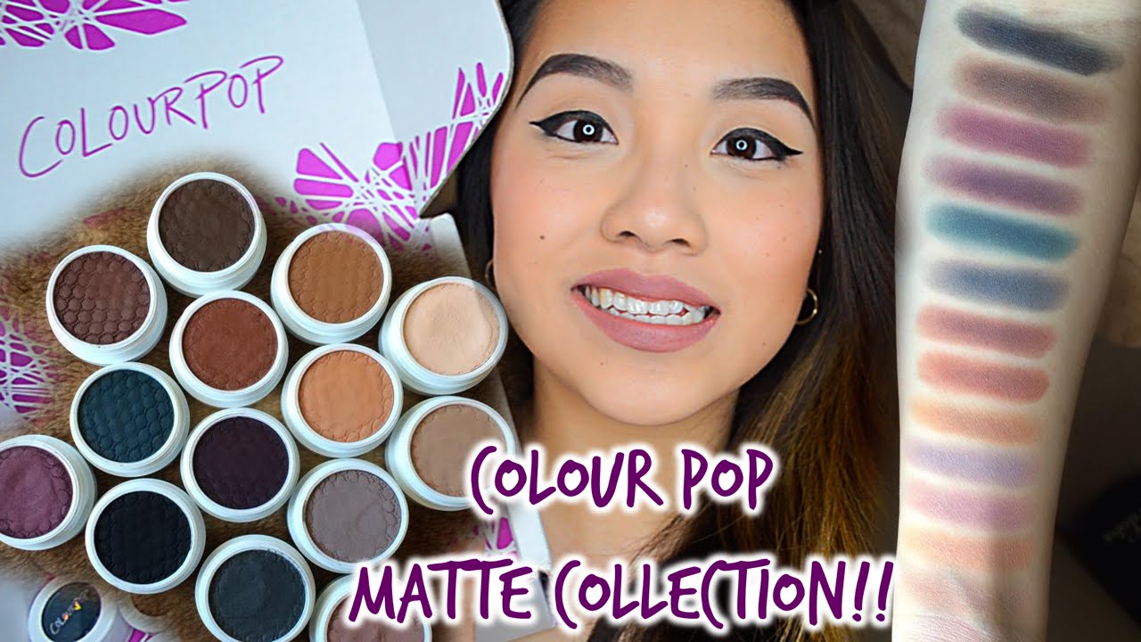 Colour Pop MATTE Collection | REVIEW + Swatches! - YouTube
