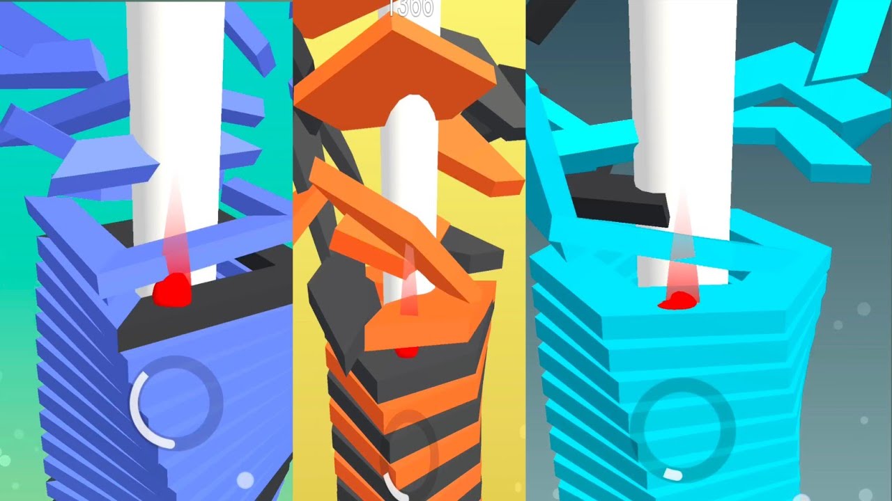 Stack Ball Game (Level 1225 to 1235)#stackball #bestmobilegames#funnygameplay #game stack Ball ...