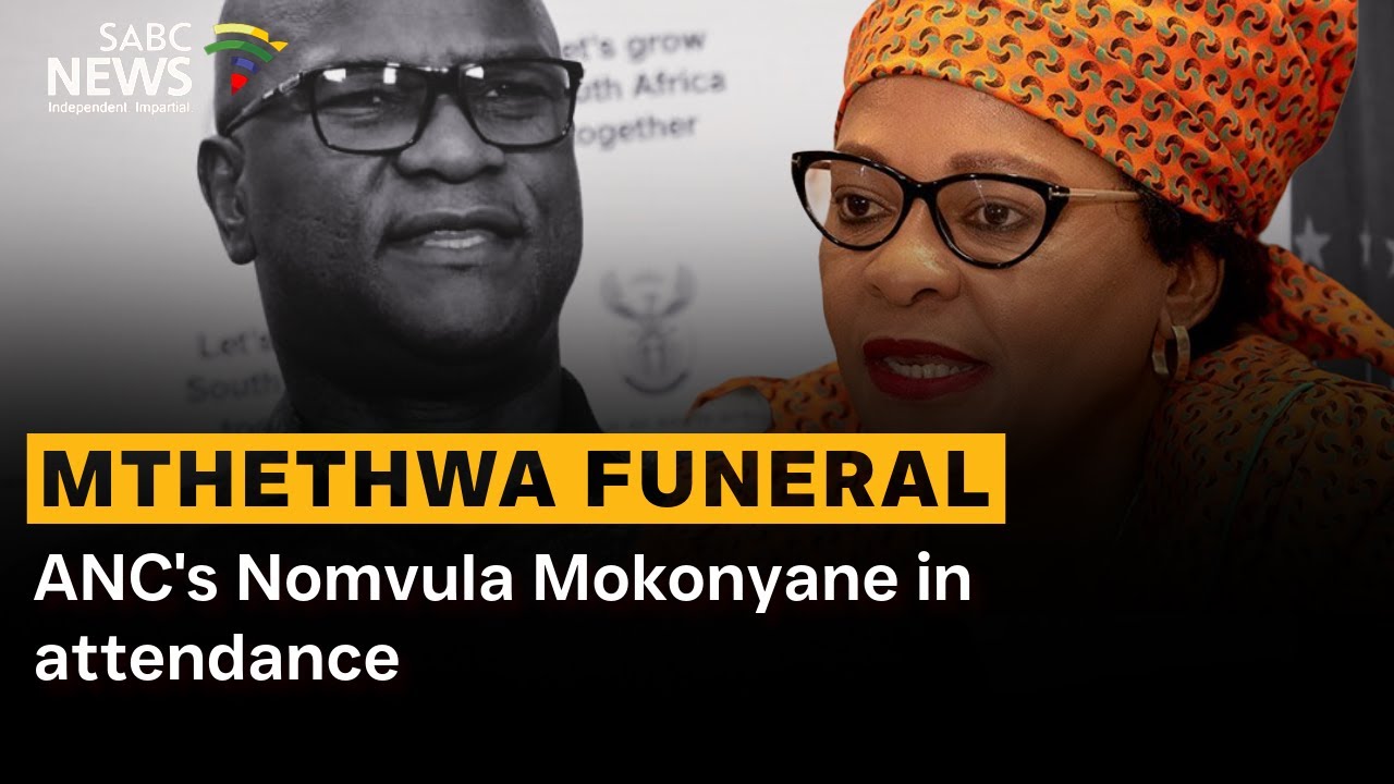 Mthethwa Funeral | ANC's Nomvula Mokonyane in attendance - YouTube