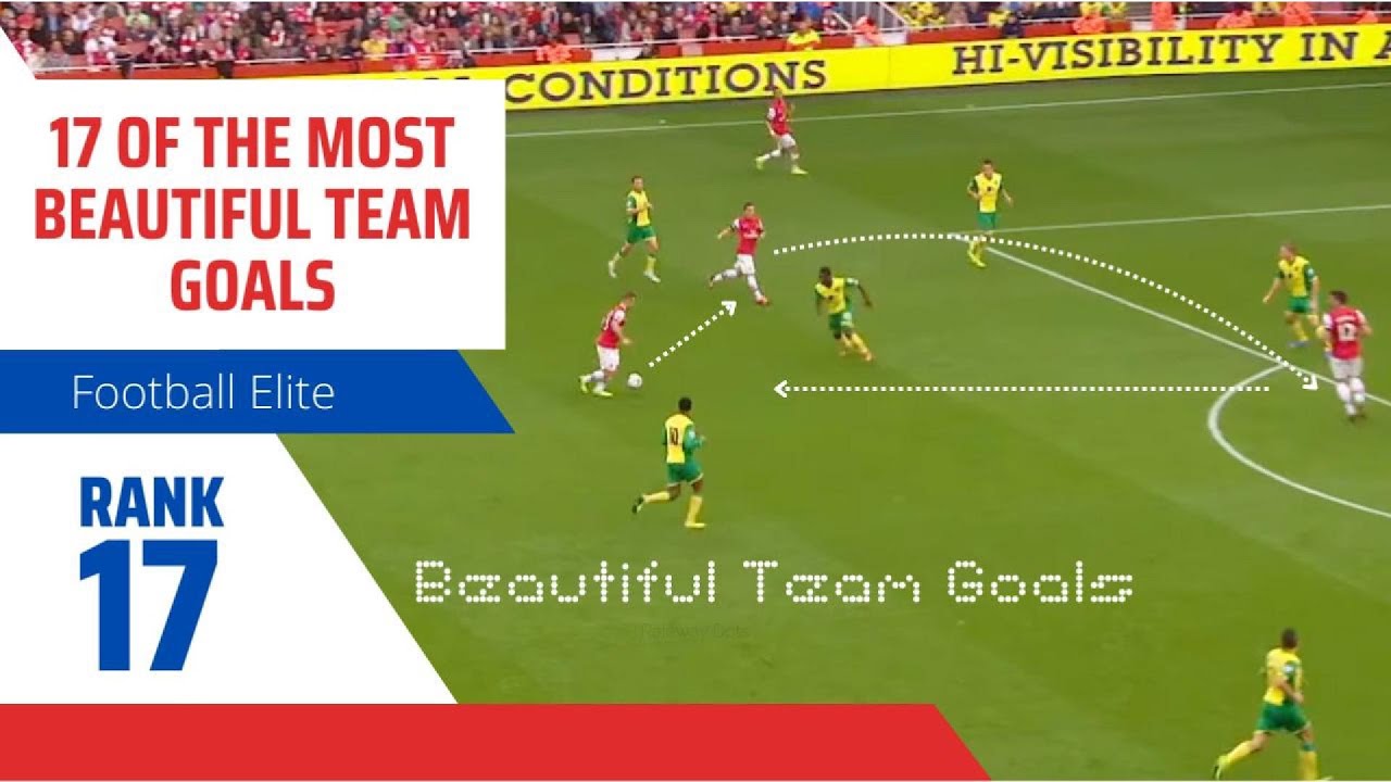 17 of the Most Beautiful Team Goals in Football - YouTube