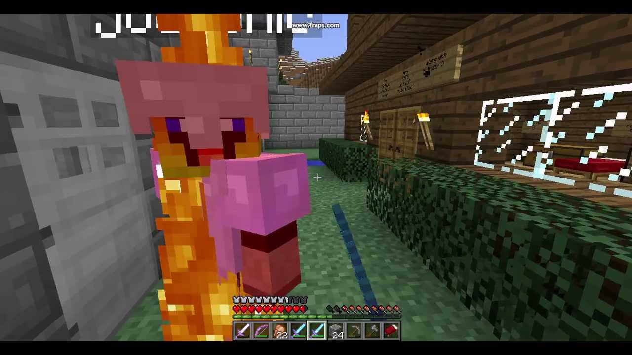 Minecraft SERVER OVERHEATING?! Sword FAIL :) - YouTube