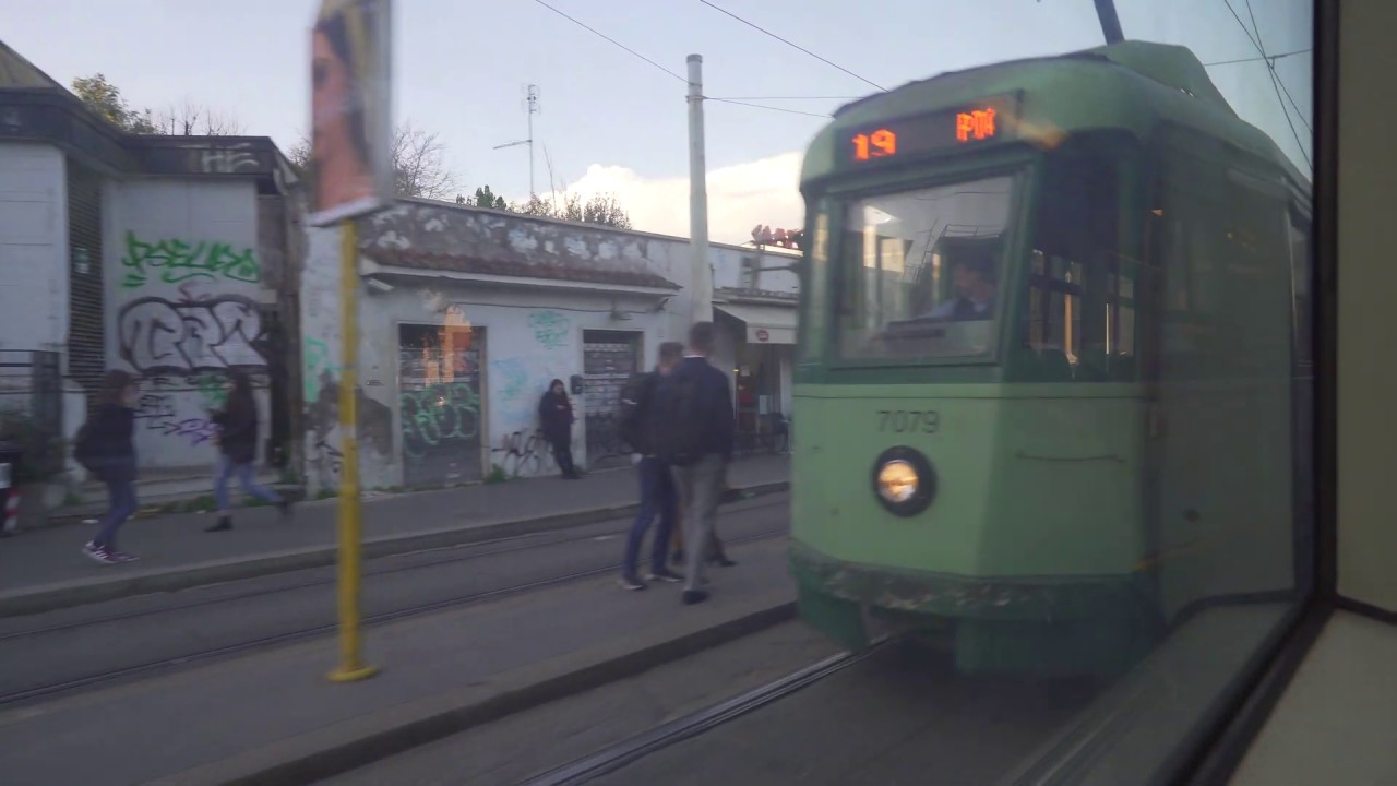 Italy, Rome, tram 3 ride from Labicano to Verano - YouTube