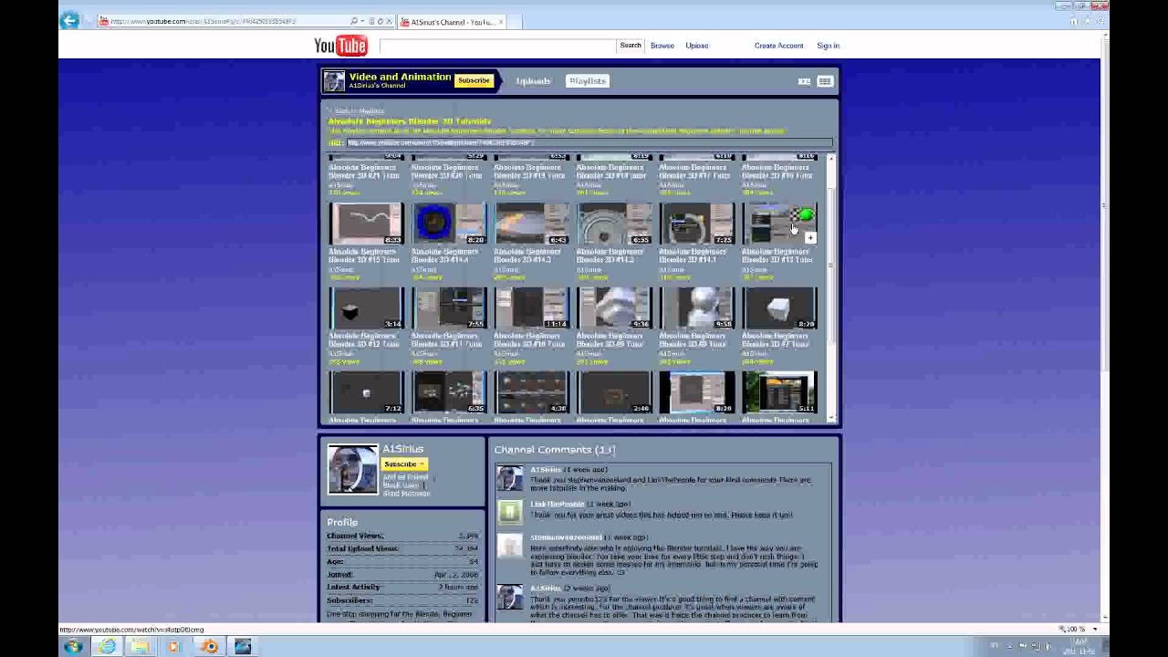 Absolute Beginners Blender 22 3d Tutor Youtube