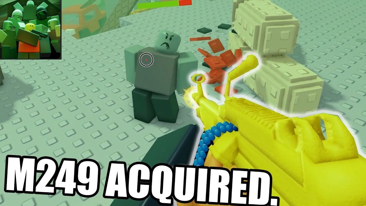 THE MIGHTY M249 ACQUIRED (Undead Coming Roblox) - YouTube