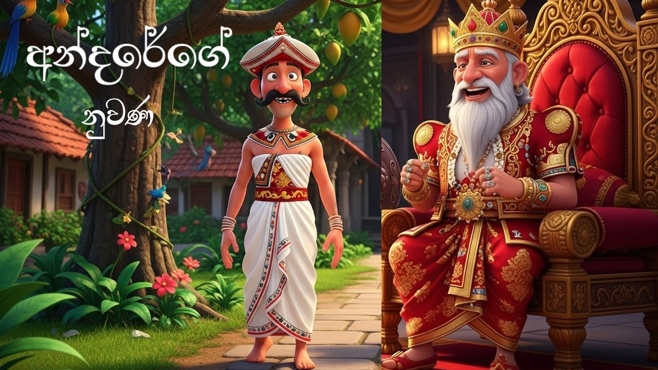 අන්දරේගේ නුවණ | Andare The Wise Jester | Animated Sinhala Folktale ...