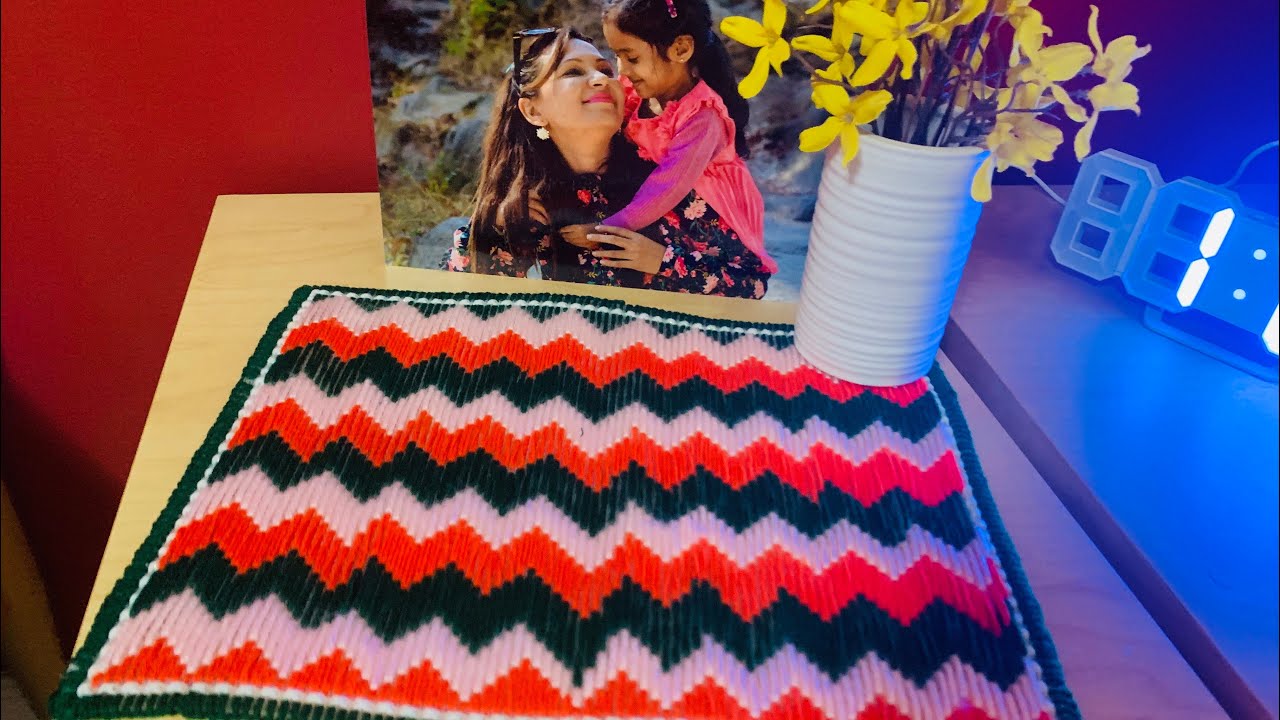 Beautiful table mat | creative DIY craft idea for home decor ...