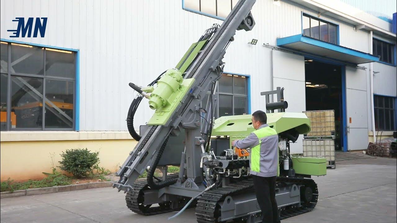 DTH Drilling Rig Equipment Show - YouTube