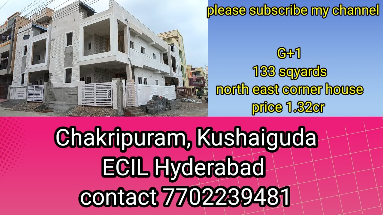 G+1 independent house for sale in Chakripuram kushaiguda ECIL Hyderabad ...