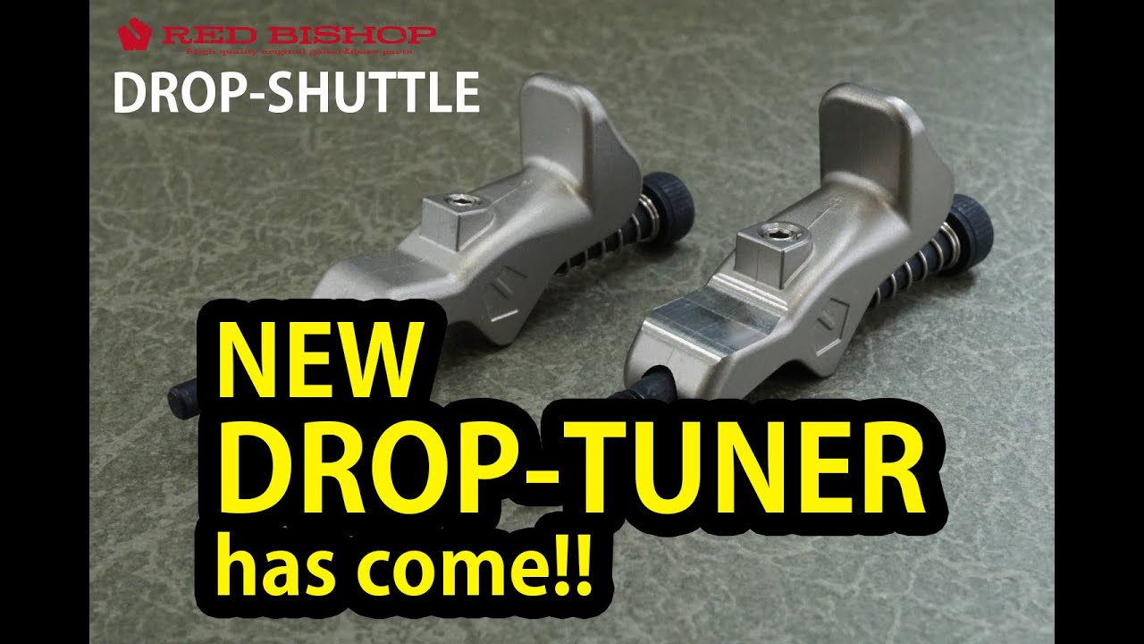 RED BISHOP DROP-SHUTTLE / Drop tuner for Floyd Rose bridge / PV - YouTube