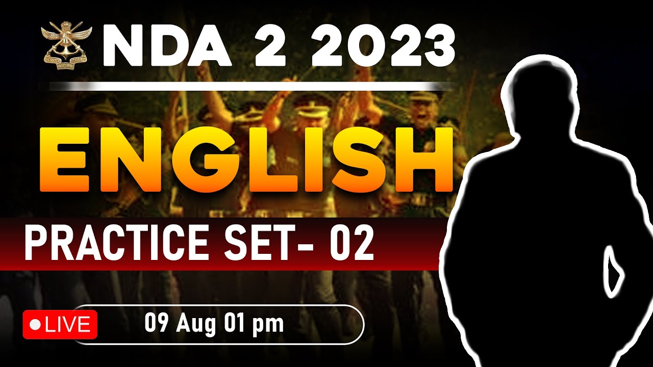 NDA 2 2023 ENGLISH PRACTICE SET- 02 | NDA 2 2023 PREPARATION | NDA ...