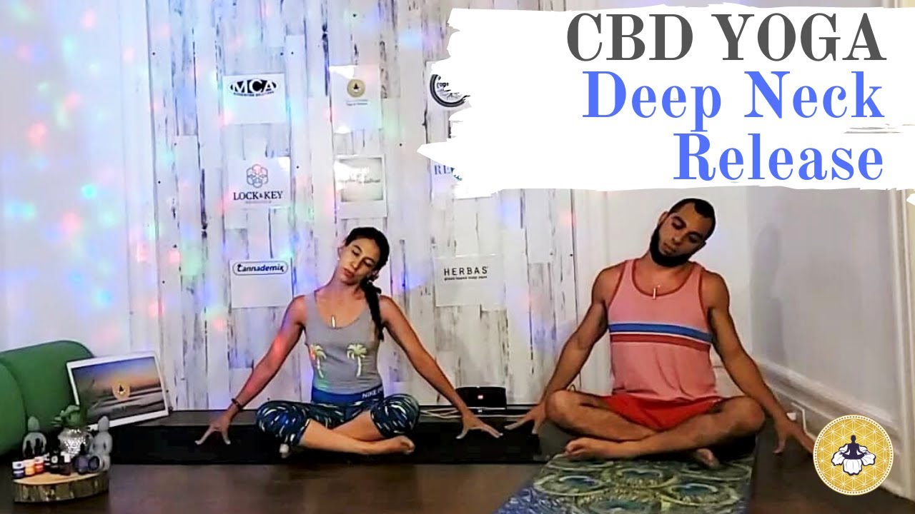 Restorative CBD Yoga for a Deep Neck Release - YouTube