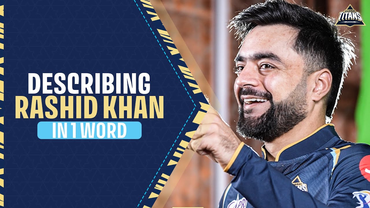 Gujarat Titans | One word for our Rashid bhai! - YouTube