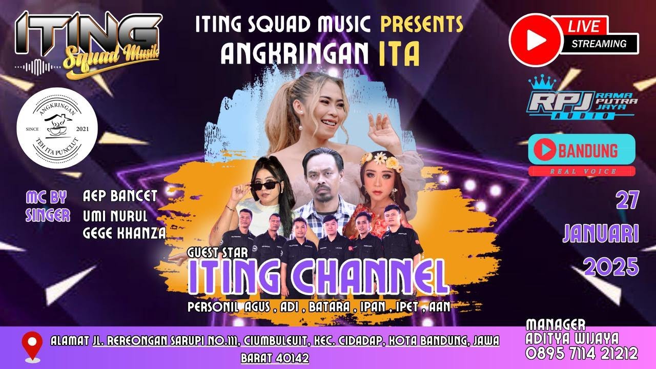 🔴[LIVE] ANGKRINGAN TEH ITA - ITING SQUAD MUSIC (AEF BANCET) UMI NURUL ...