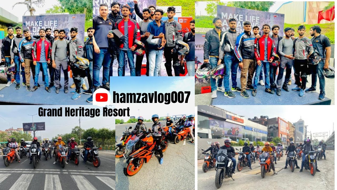 KTM bike tod di chinu Grand Heritage Resort sundayriding#ktm#ktmindia # ...