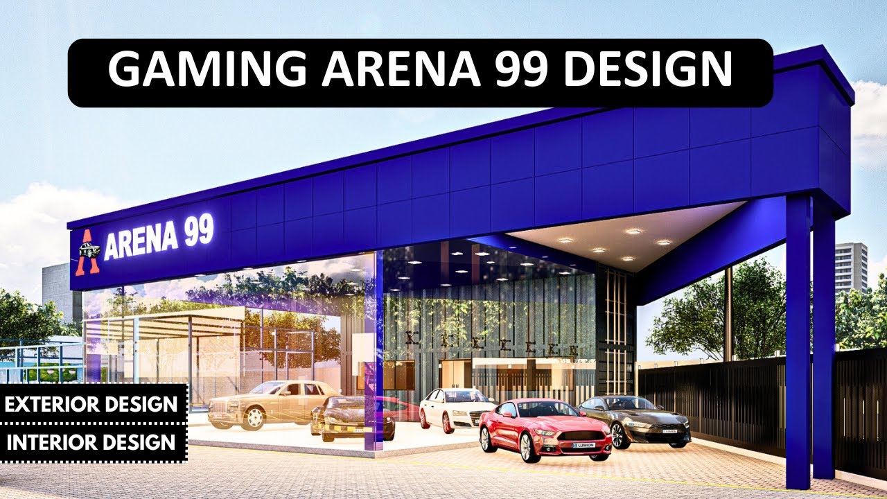 Arena 99 Gaming Hub Design & Architectural Walkthrough - YouTube