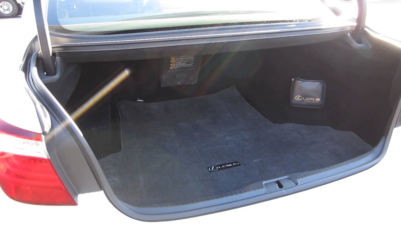 2007 Lexus LS460, White - STOCK# 040779 - Trunk - YouTube