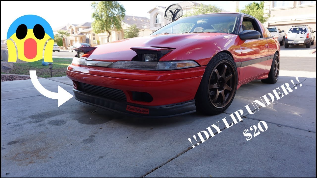 DIY FRONT LIP UNDER $20 BUCKS!!!!! - YouTube