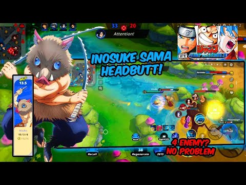 JUMP ASSEMBLE: INOSUKE FULL TANK BUILD JUNGLE GAMEPLAY - YouTube