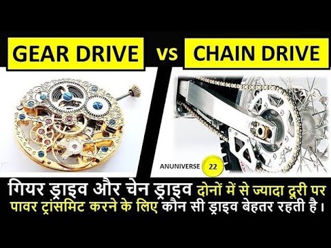 Difference between Chain Drive and Gear Drive || Chain Drive vs Gear ...