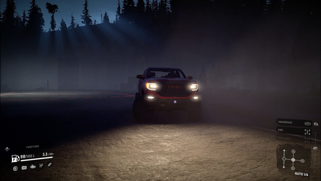 تجربة السييرا والجيب الرانقلر في لعبة سنو رنر Snow runner mod GMC ...