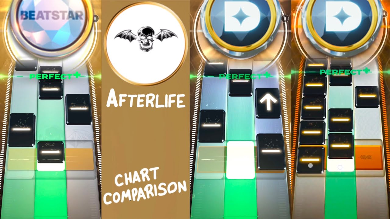 [Beatstar] Afterlife - Avenged Sevenfold // Chart Comparison (Standard ...