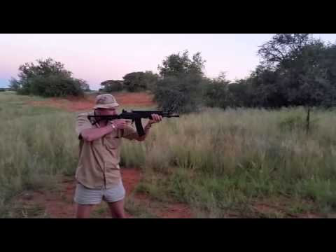 Lm 5 in real time, shooting .223 - YouTube