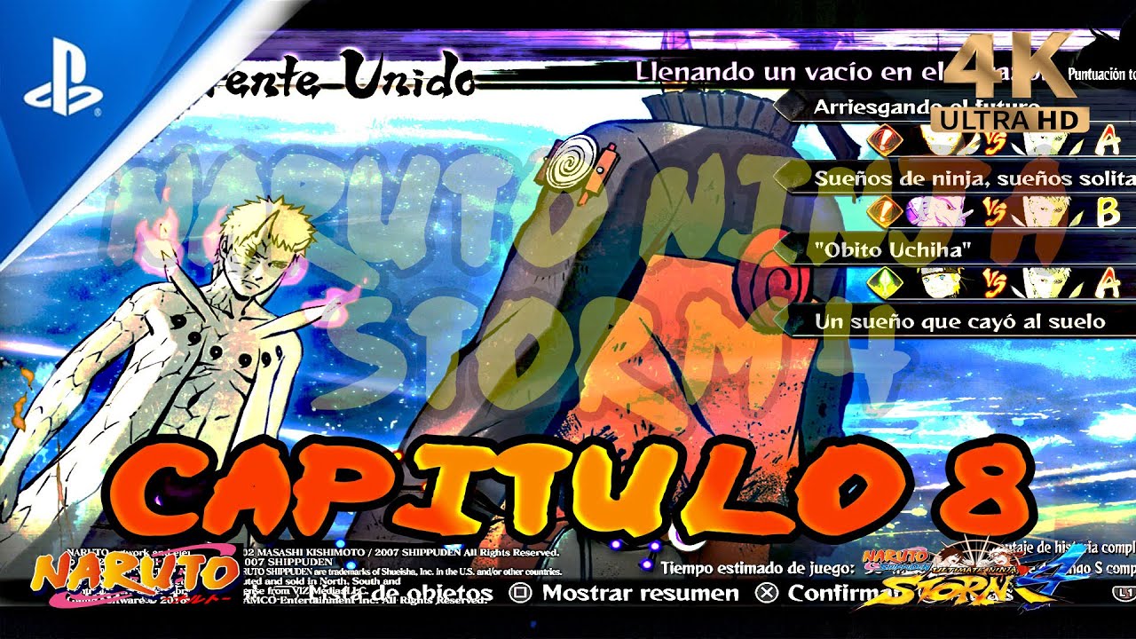 NARUTO ULTIMO NINJA STORM 4 CAPITULO 8 "EL FRENTE DE UNIDO" (PS5 / 60 ...