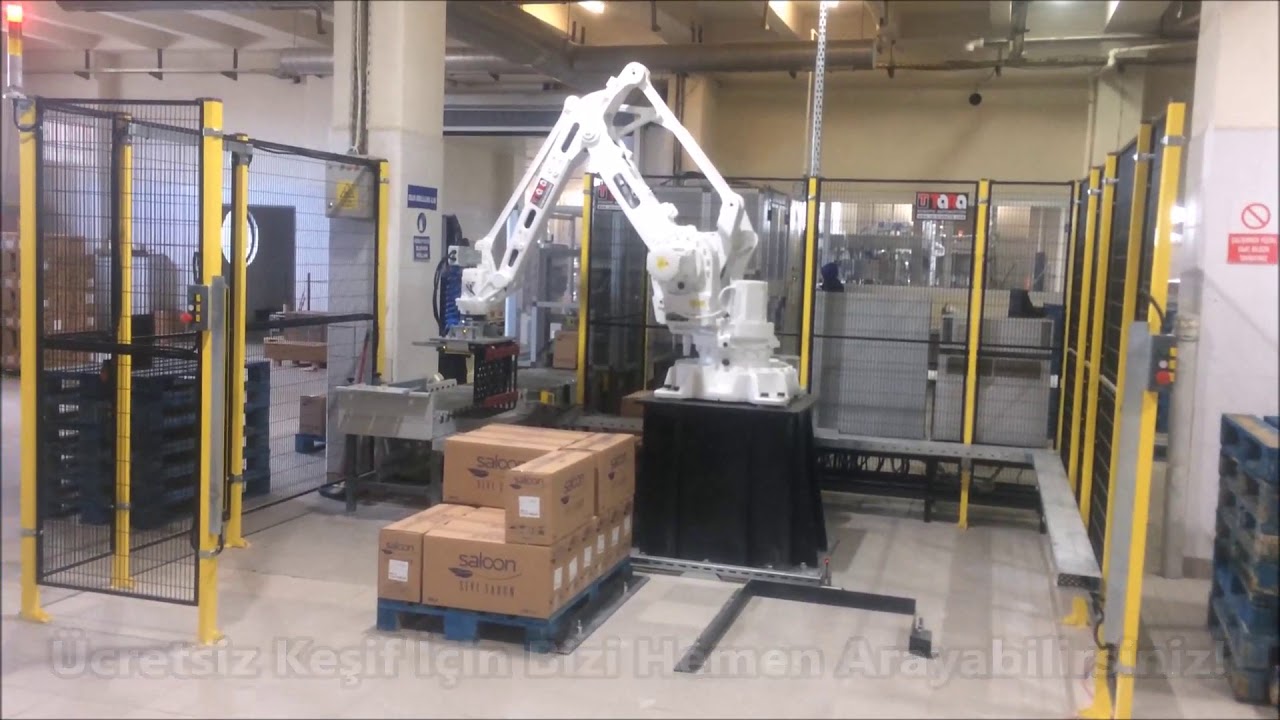 KOLİ PALETLEME ROBOTU – TARA ROBOTİK OTOMASYON - YouTube