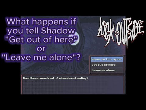 Look Outside - What Happens If You Tell Shadow "Get Out Of Here" Or ...