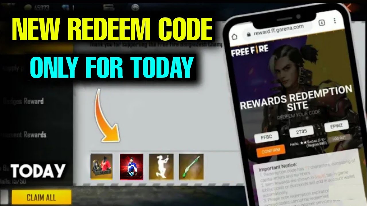 NEW REDEEM CODE TODAY | FREE FIRE REDEEM CODE TODAY 7 DECEMBER | FF ...