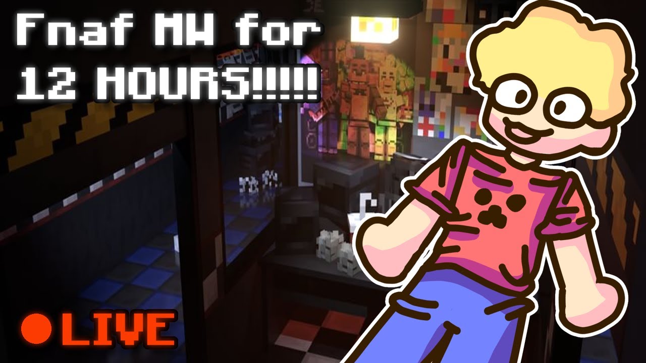 Forcing Myself to play FNAF MW for 12 Hours (LAST FOUR HOURS) - YouTube
