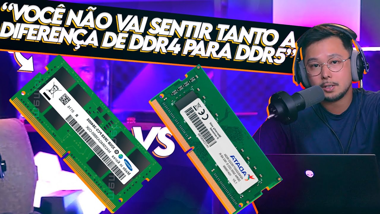 É melhor memória RAM DDR4 ou DDR5 EM NOTEBOOK GAMER? - YouTube