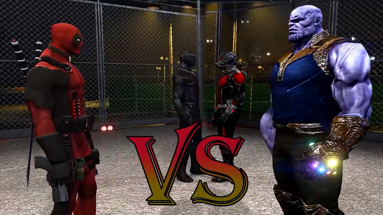 Ant-Man vs Deadpool vs Thanos vs Black Panther - Avengers War | Epic ...