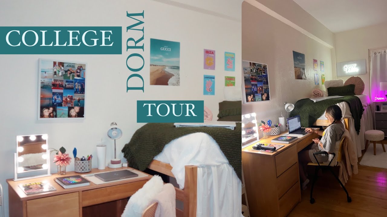 dorm tour + college chat ?? - YouTube