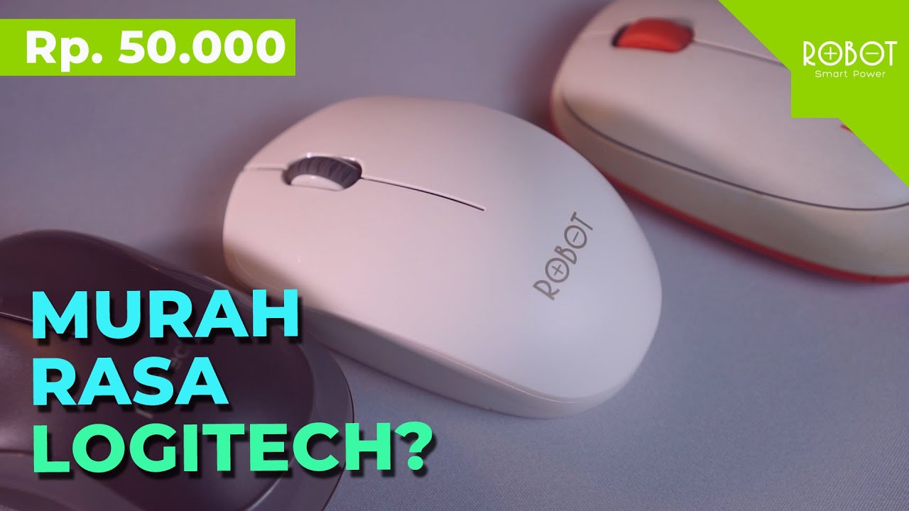 MOUSE WIRELESS UNTUK TABLET ANDROID | MOUSE ROBOT M210 - YouTube