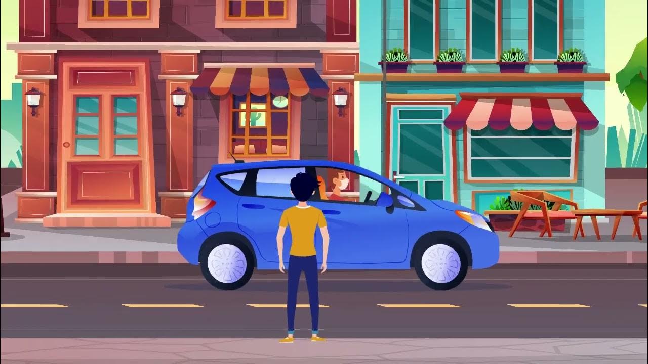 Vehicle Animation || 2D animation. - YouTube