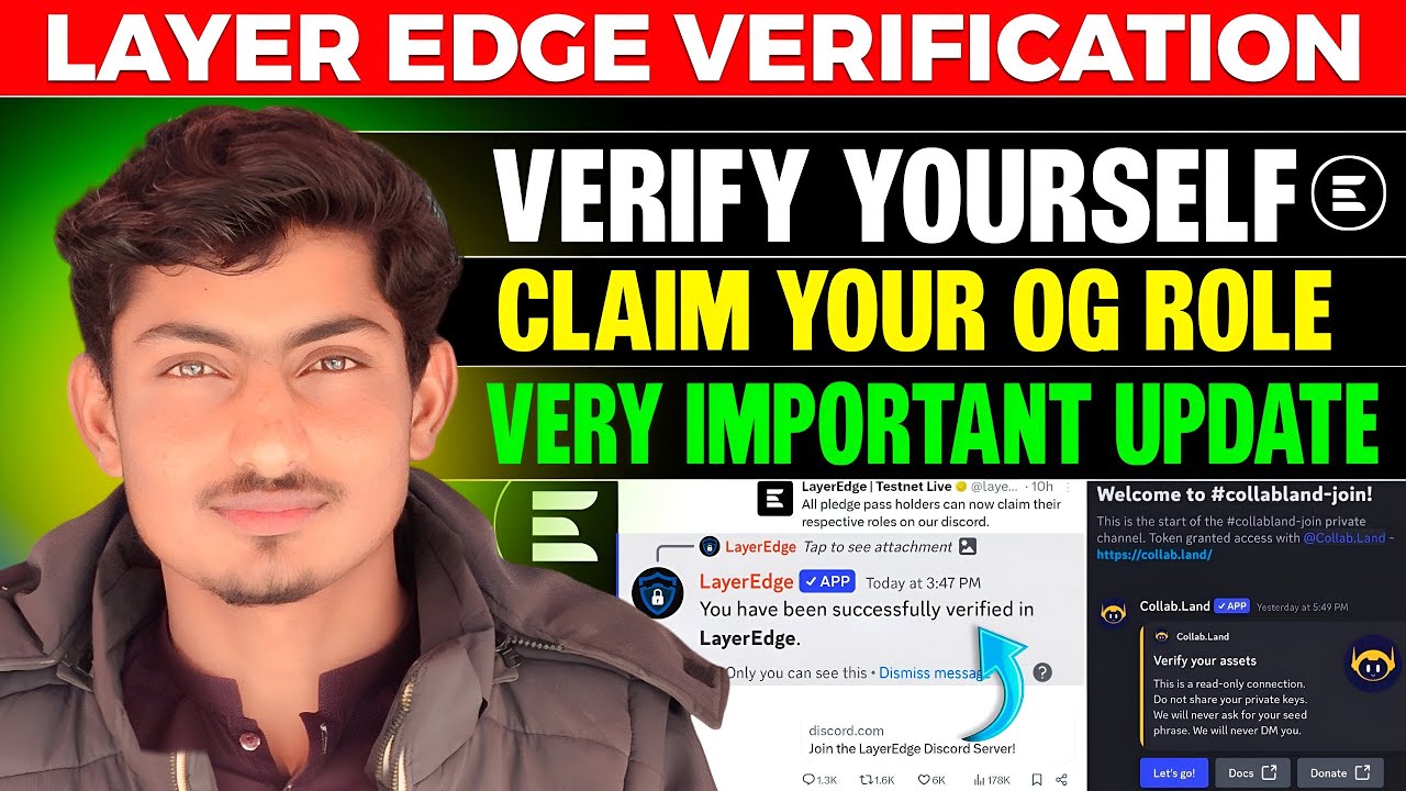 Layer EDGE Verify Yourself | LayerEdge OG Role Claim | LayerEdge Edge ...